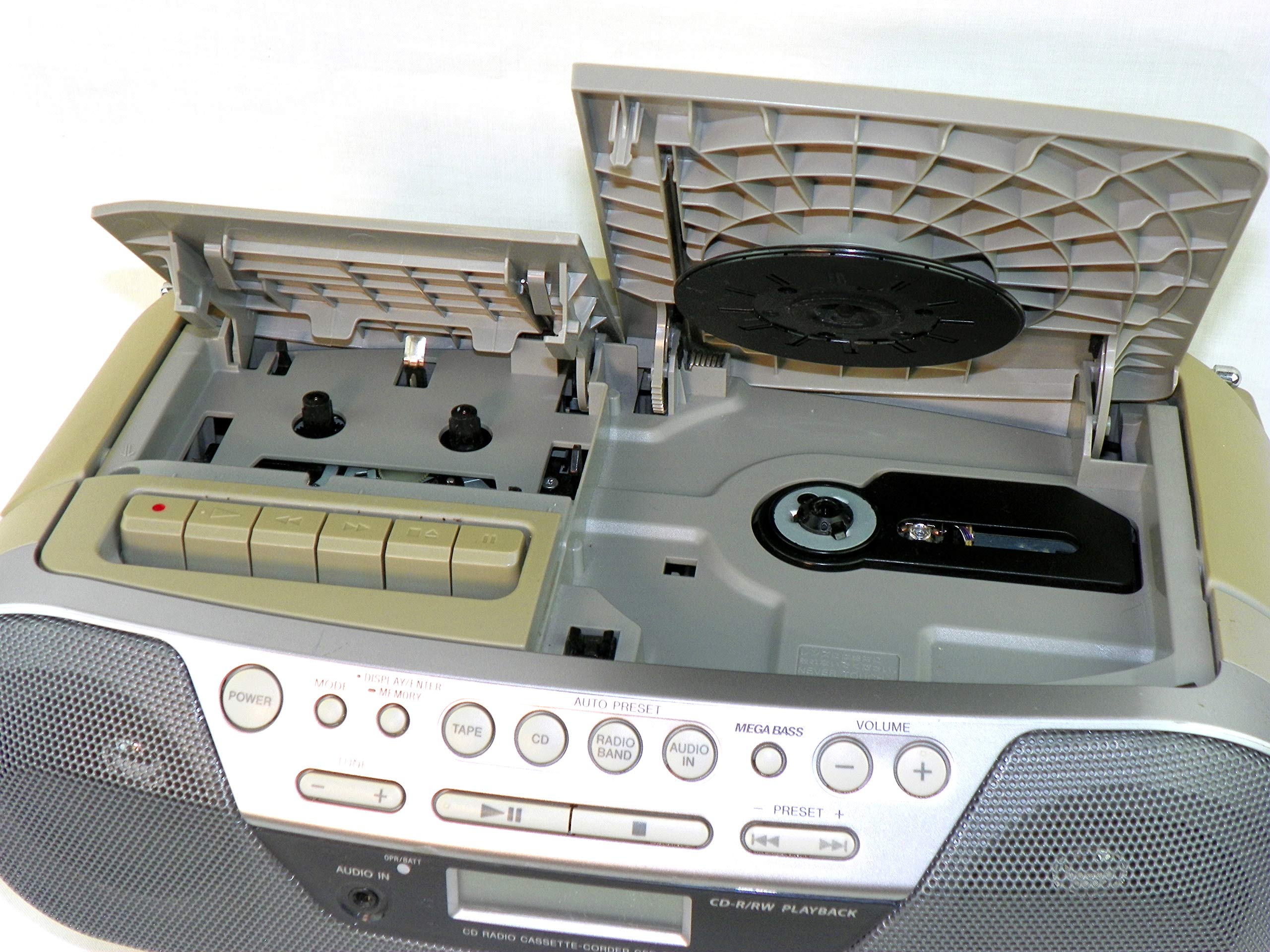 Sony CFD-S05 CD Radio Cassette Recorder with Auxiliary Cord (6 feet)