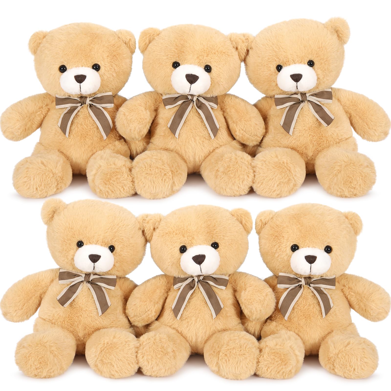 Tezituor Teddy Bear Stuffed Animals,3 Packs Bulk Teddy Bears Plush Toy, Baby Shower Teddy Bears Gift for Boys Girls Kids,12 inches
