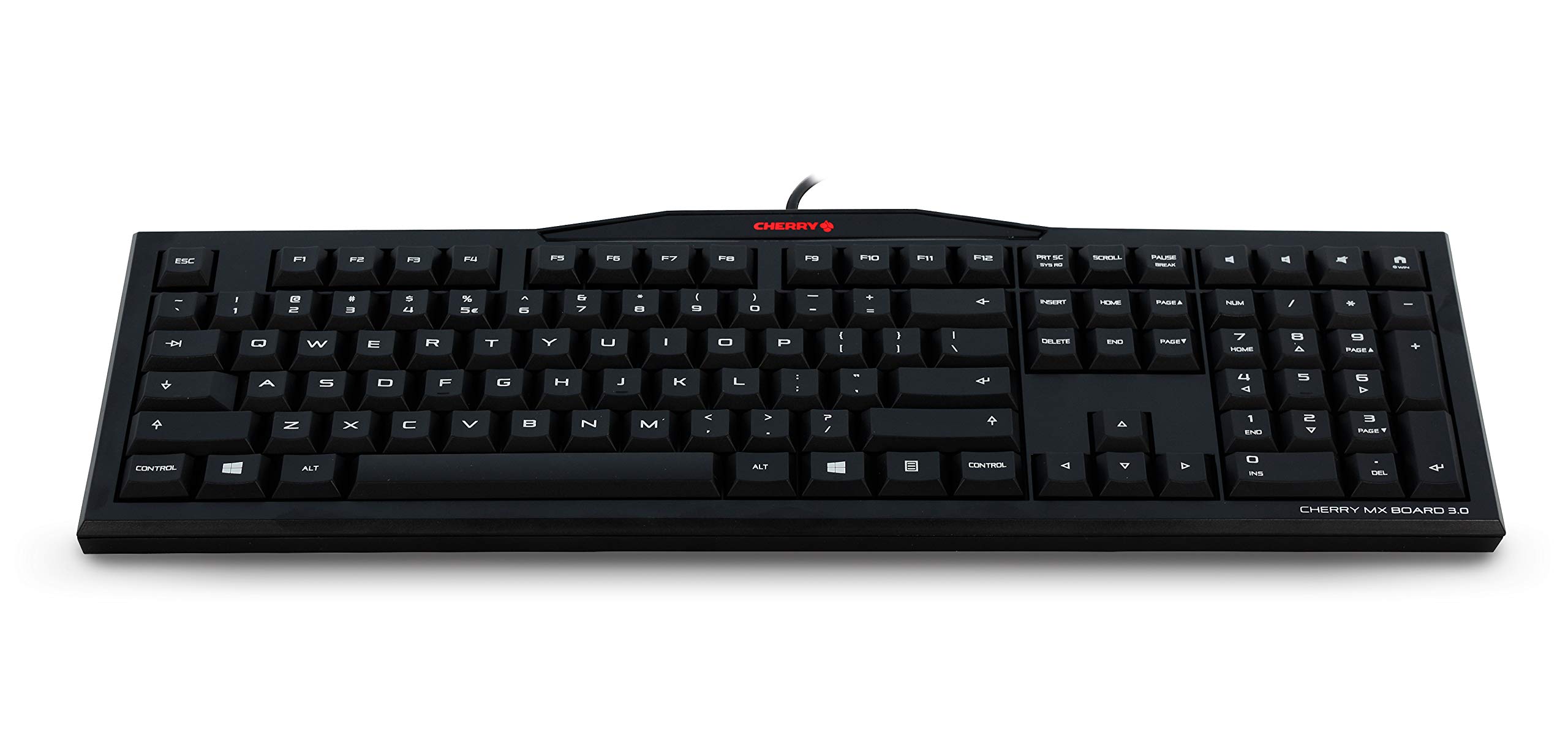 CHERRY MX Board 3.0 Keyboard - MX Brown Switch - USB - Laser Inscribed Keys - Wired