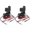 Electric Drill Switch, Hand Drills Cordless, 2pcs Power Tool Trigger Switch Universal Speed Control Button for Angle Grinder Accessory