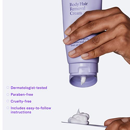 Flamingo Body Hair Removal Cream - 6.76 fl oz - Pack of 2 - Gentle Formula - Safe for Sensitive Skin