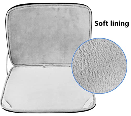 Laptop Sleeve 14 inch, Upgrade Durable Shockproof Protective Computer Cover Flip Case Briefcase Carrying Bag Compatible with 14"-15" HP, Lenovo, Asus, Acer, Notebook, Chromebook Computer, Black