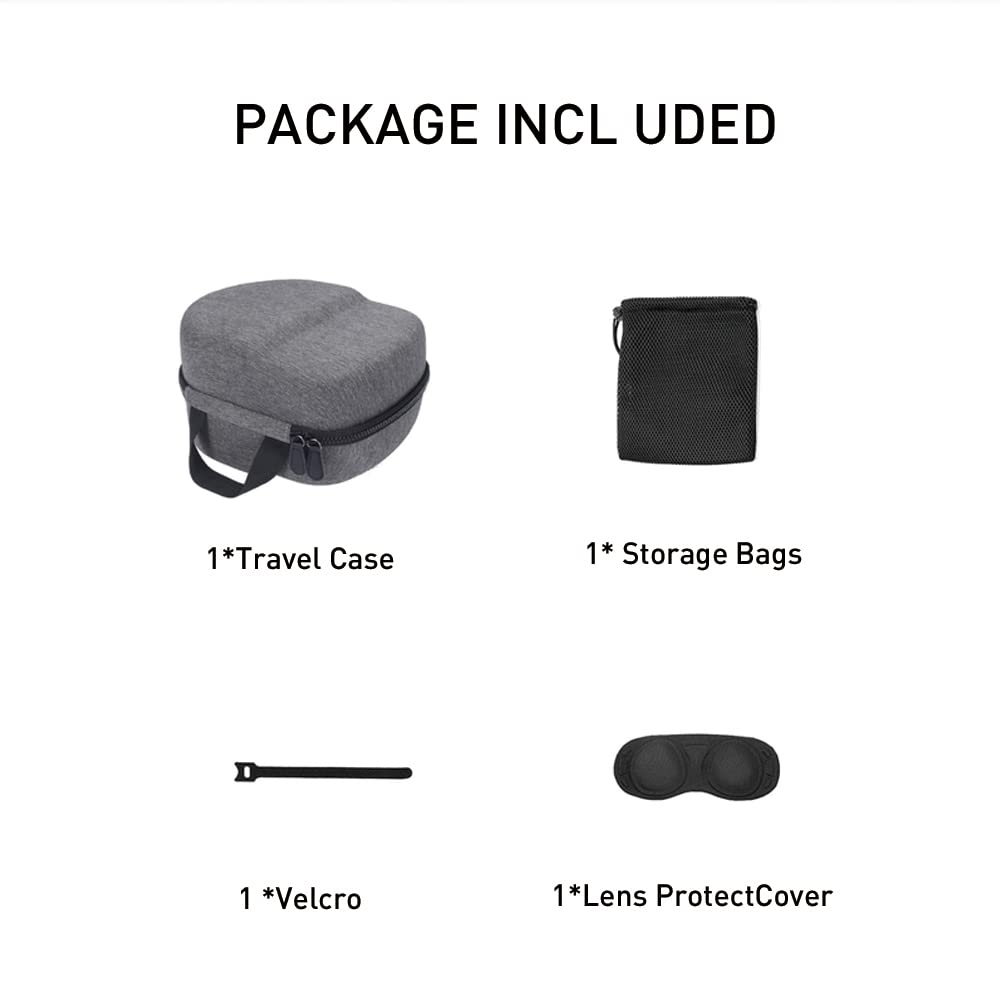 Data Frog Carrying Case For Oculus Quest 2 VR Headset Hard EVA Travel Storage Bag Protective Case For Oculus Quest Accessories