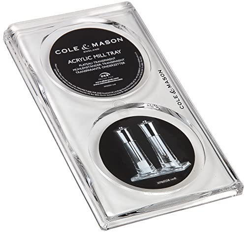 Cole and Mason Salt and Pepper Mill Tray, Acrylic