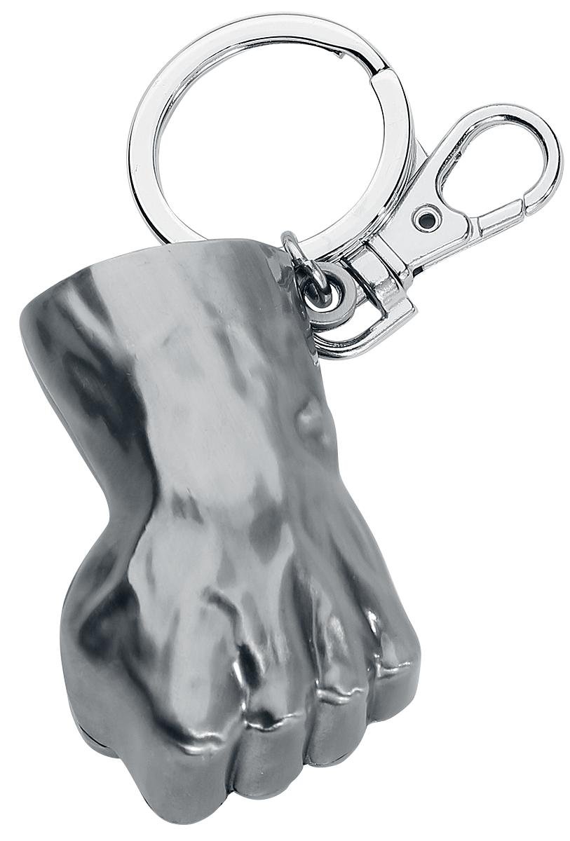 Marvel Hulk Fist Pewter Key Ring,Grey-light,Small