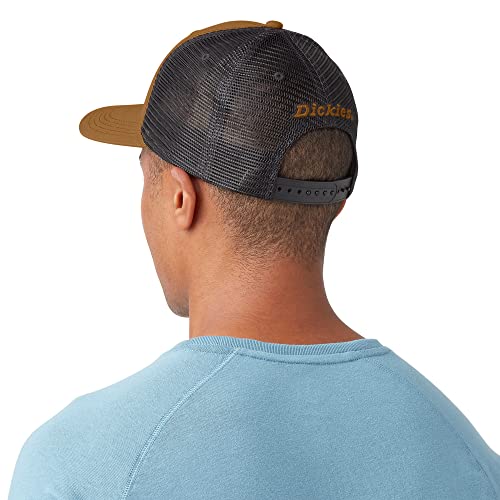 Dickies Men's Canvas Trucker Cap, Brown Duck, One Size