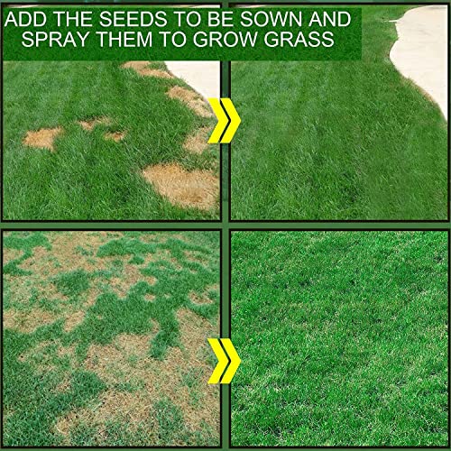 Hippie Green Grass Spray, Liquid Seeding Grass Lawn Green Spray, Cowboy Green Grass Seed Spray, Green Grass & Pest Control Lawn Spray (A)