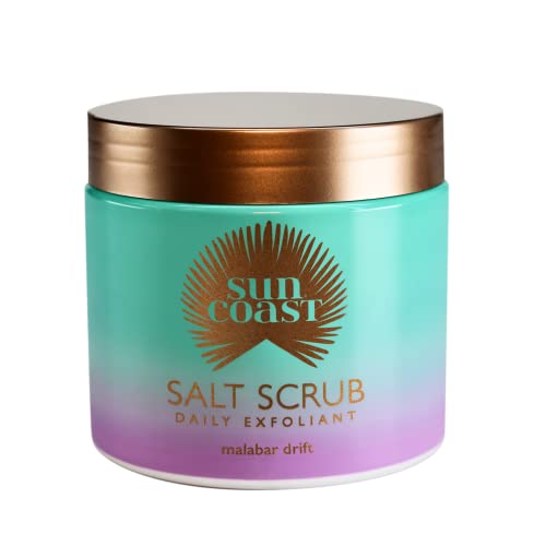 Sun Coast Salt Scrub - Daily Skin Exfoliant (Malabar Drift, 22 oz)
