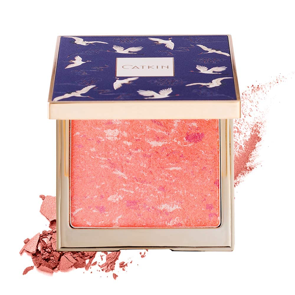 Catkin 3Pcs Makeup Set Includes BB Cream Air Cushion Foundation C02, Matte Lipstick CO157 and Cheek Blush C02