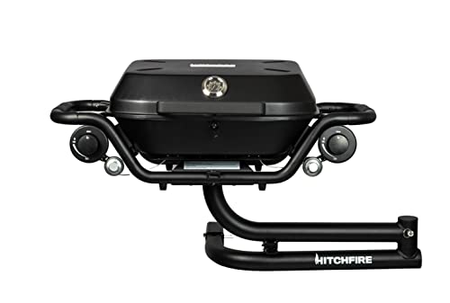 HitchFire Forge 20 Trailer Hitch Grill, Portable Grill Camping Grill, Portable Gas Grill BBQ, Small Grill for Camping Grills, Small Gas Grill Portable Grill Propane Grill, Tailgating Grill RV Grills