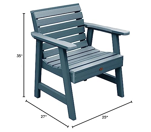 highwood Weatherly Garden Chair, Nantucket Blue