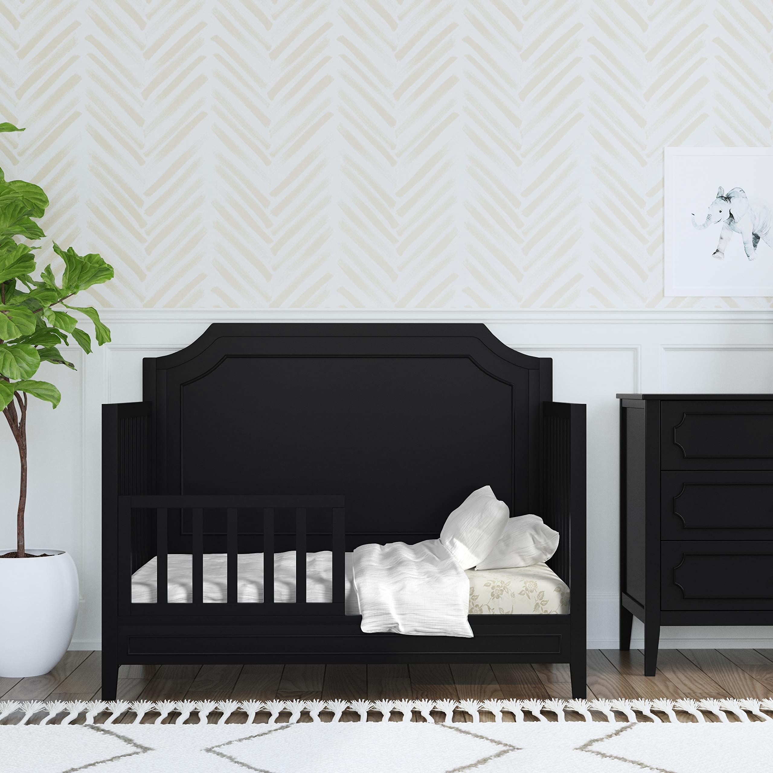 DaVinci Chloe Regency 4-in-1 Convertible Crib in Ebony, Greenguard Gold Certified