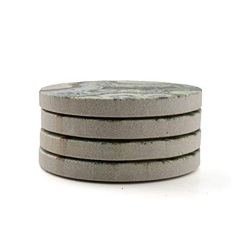 Thirstystone Beauty of the Earth Sandstone Coasters without Holder Set of 4