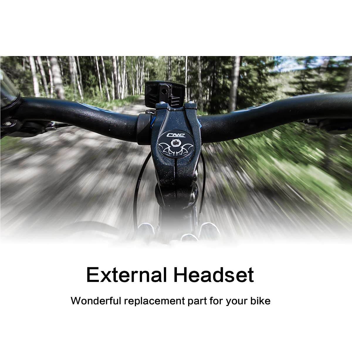 CNC Bike Headset,34mm 1-1/8" Bicycle Headset for Mountain Bike/MTB Road Bike.