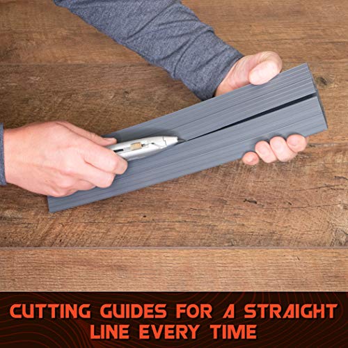 Cable Man Floor Cord Cover and Cable Protector for Cable Management, 3 in. x 5 ft., Gray, 6000-G5C