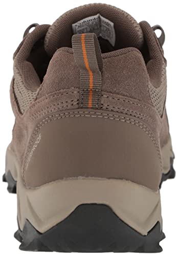 Columbia Mens Valley Pointe Waterproof Hiking Shoe, Pebble/Canyon Gold, 11.5 Wide US