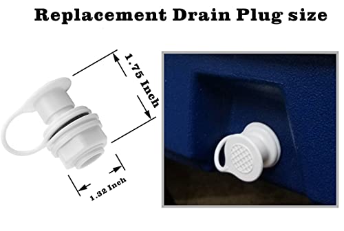 Cooler Replacement Triple Snap Drain Plug, for Igloo Cooler Triple Snap Drain Plug, Cooler Triple Snap Drain Plug.Best Option for Repairing and Replacing Cooler Parts. Compatible with Igloo Cooler.