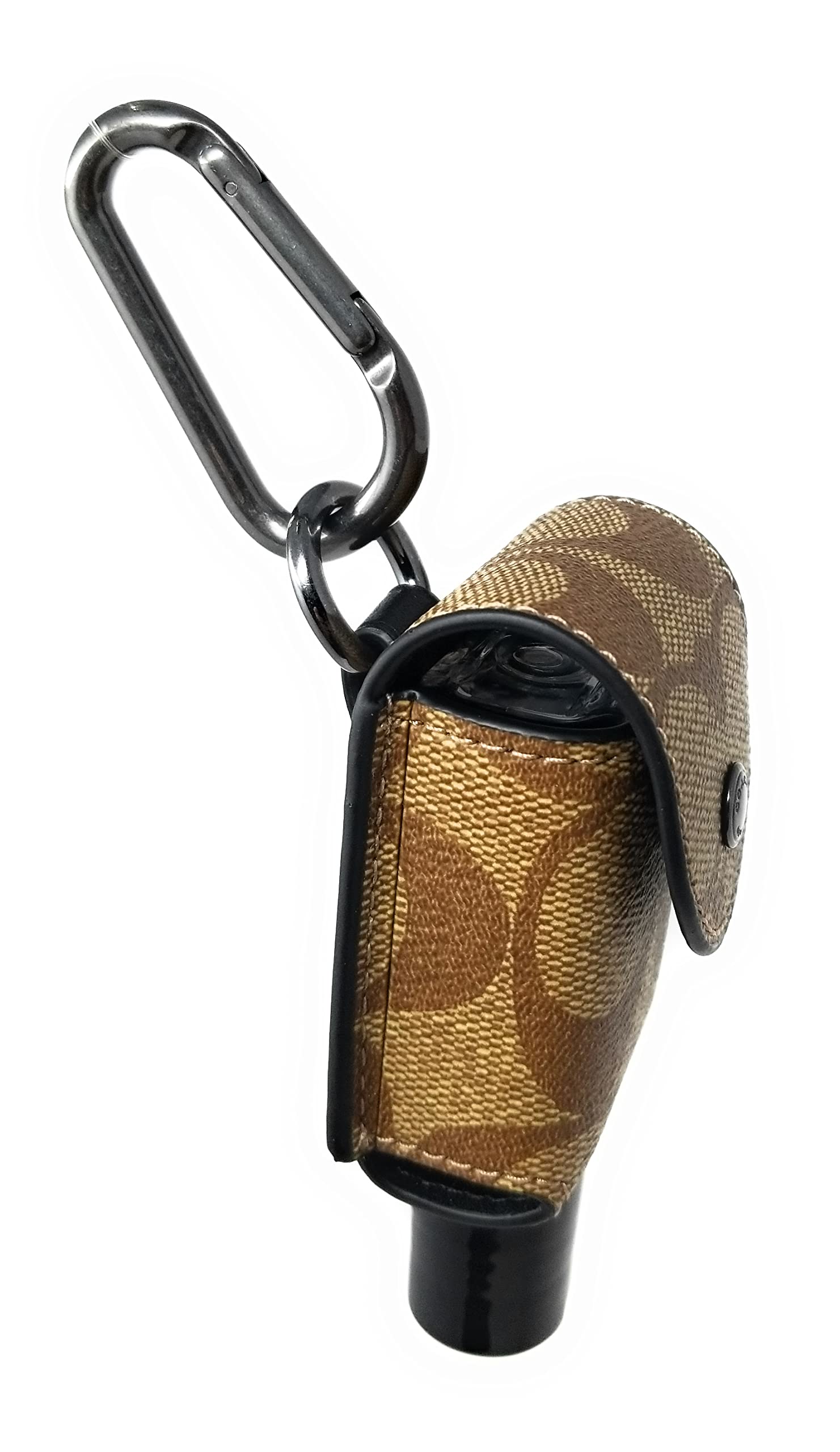 COACH Men's Hand Sanitizer Holder In Signature Canvas (Khaki)