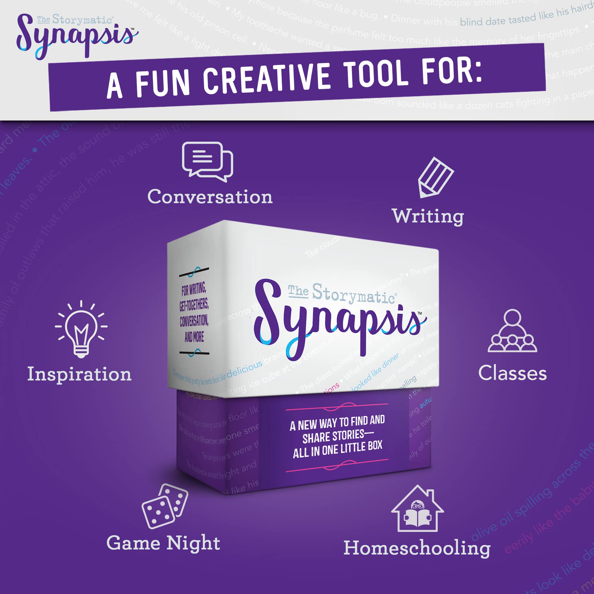 Storymatic Synapsis β Creative Writing Prompts for Adults and Young Writers β Storytelling Game