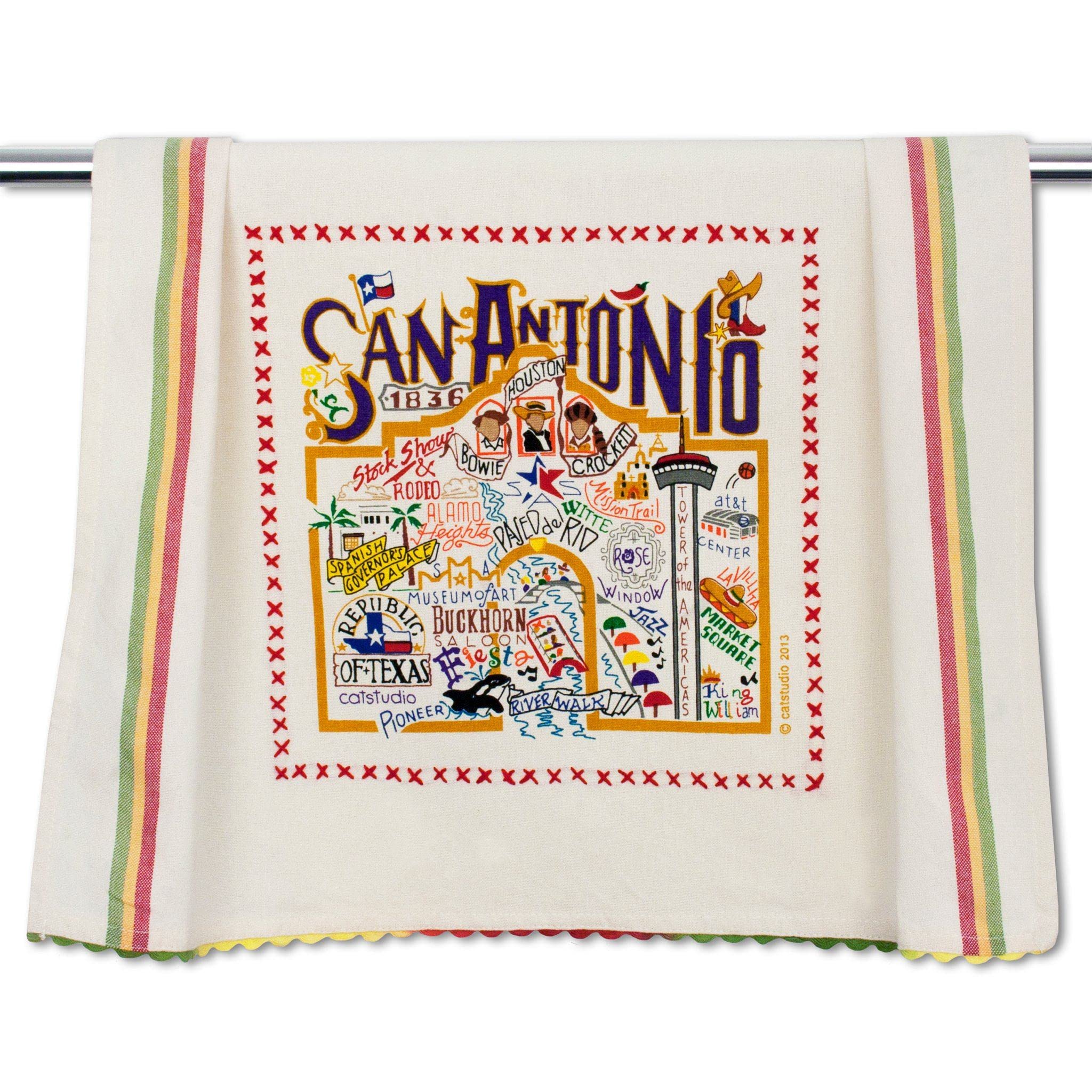 Catstudio San Antonio Dish & Hand Towel | Great for Kitchen, Bar, & Bathroom
