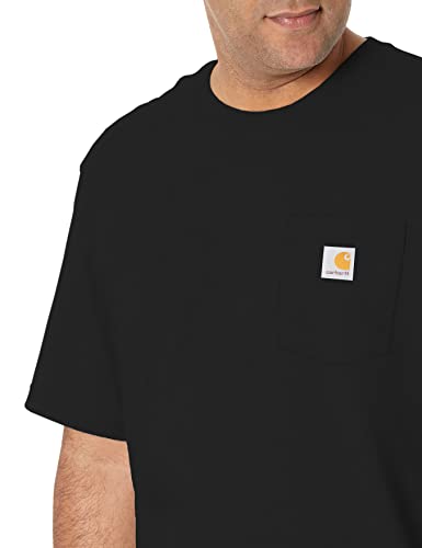 CarharttMenLoose Fit Heavyweight Short-Sleeve Pocket T-ShirtBlackLarge