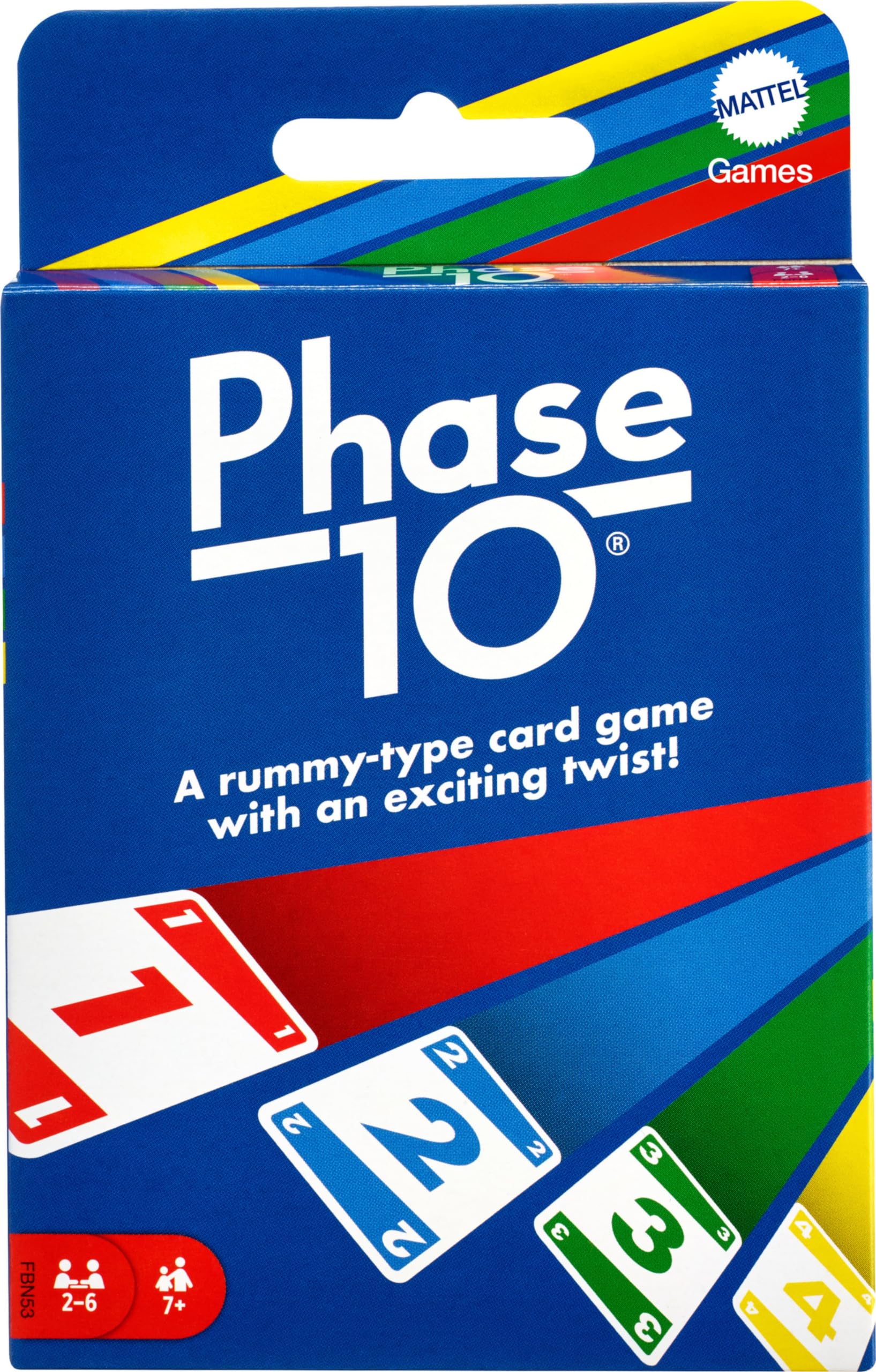 Mattel Games Phase 10 Card Game with 108 Cards, Great Game for Kids, Family or Adult Game Night, Ages 7 Years and Older