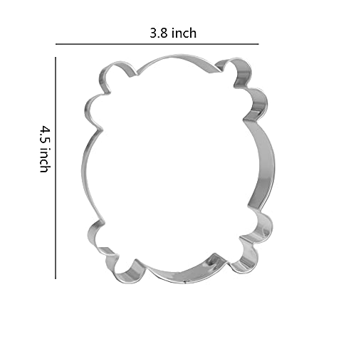 Door Frame Cookie Cutter Set - 2 Piece - 4.5β Door Frame, 2.7β Rectangle - Stainless Steel
