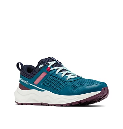 Columbia Women's Plateau Hiking Shoe, Deep Water/ICY Morn, 10