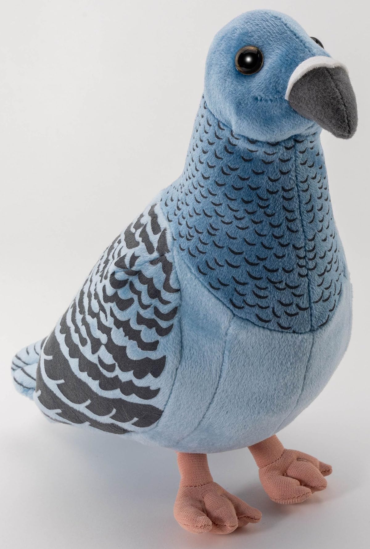 Carl Dick Dove, Pigeon blue 8 inches, 24cm, Plush Toy, Soft Toy, Stuffed Animal 3299