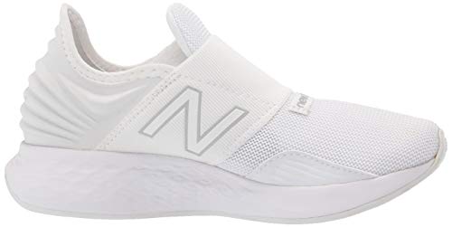 New Balance Fresh Foam Roav V1 Bungee Running Shoe, Nb White/Light Aluminum, 3 US Unisex Little Kid