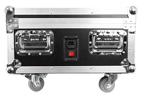 Rockville Battery PAR 50 Black, 10 Pack Rechargeable RGB Wash Lights with Charging Flight Case, Includes RF Remote, 10 Hour Battery Life, Perfect for Events, Parties & DJ Gigs