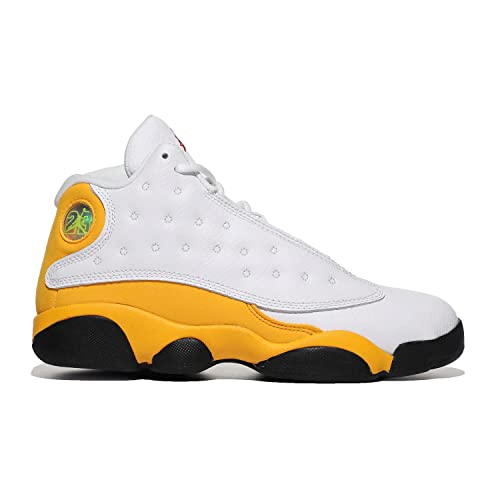 Jordan Boy's 13 Retro (Little Kid) White/University Red/Del Sol/Black 2 Little Kid M