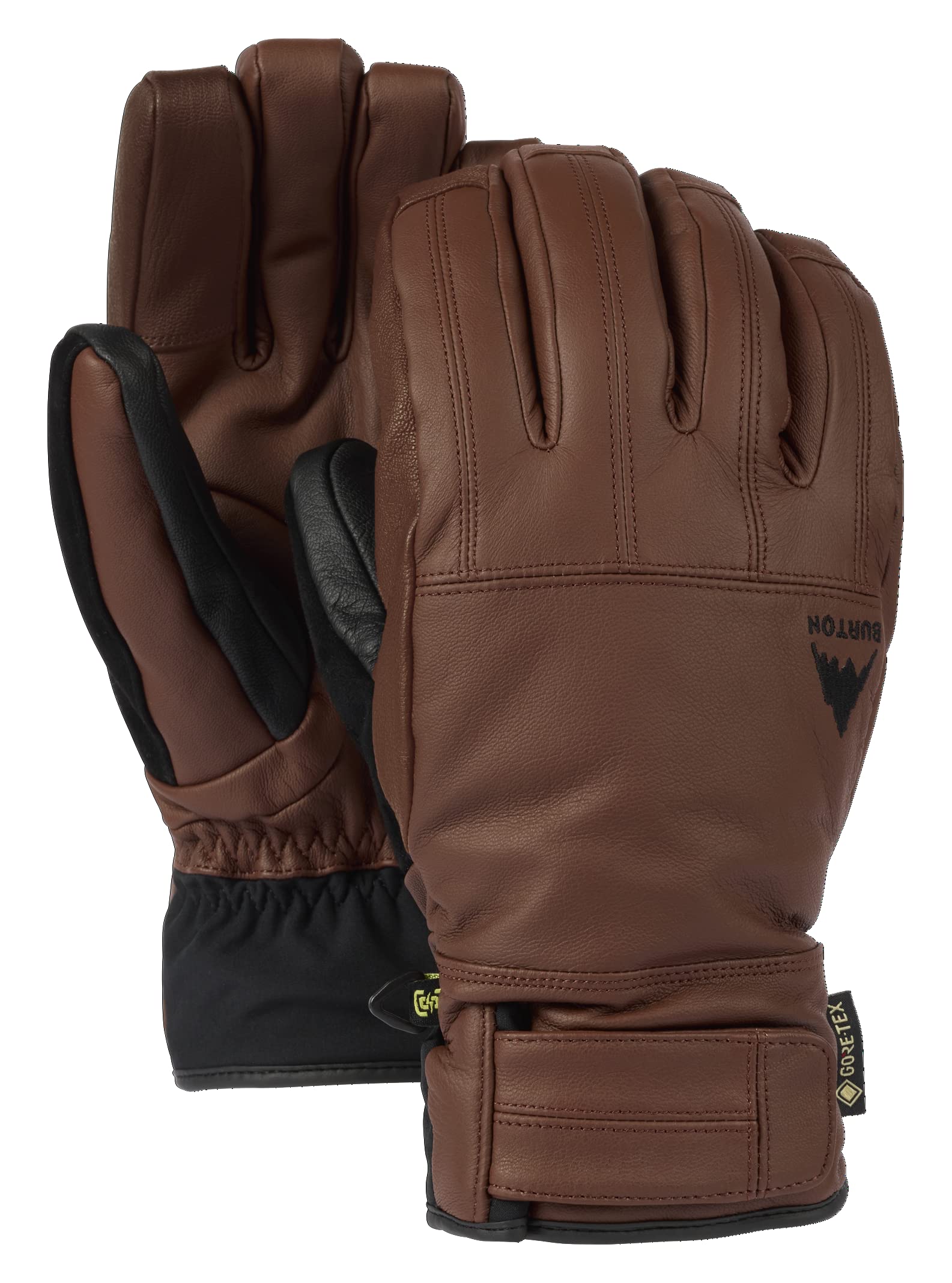 Burton Men's Standard Gondy Gore-TEX Leather Gloves, Brown, Medium
