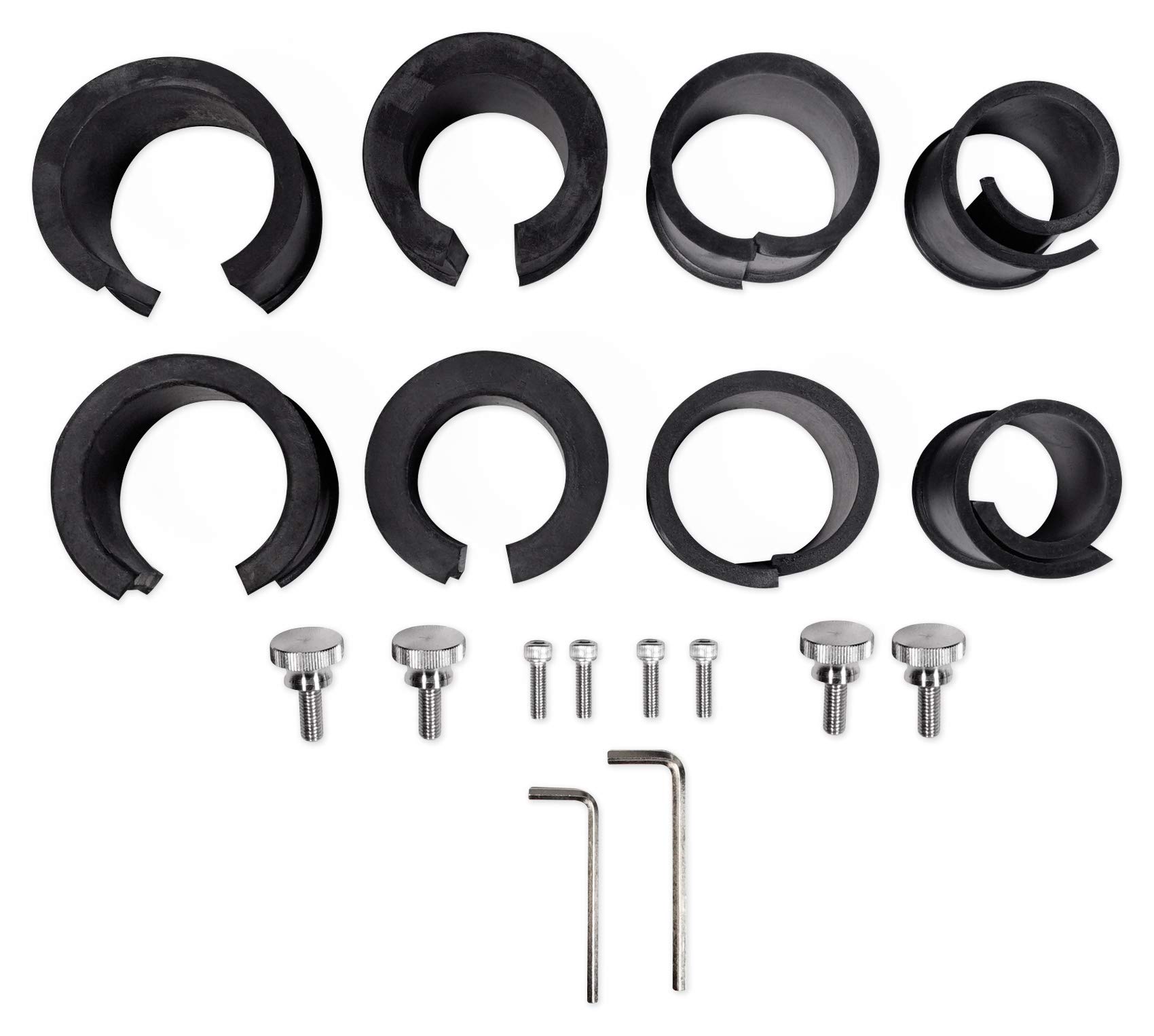 Rockville MacSwivelB (2) 360 Degree Rotation Swivel Clamp Mounts for Tower Pods