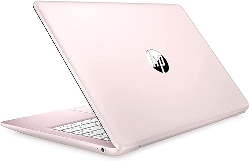 HP Stream 14 Inch Laptop for College Students, School, Intel Celeron N4020, 8GB RAM, 64GB eMMC, Windows 11, Office 365 1 Year, Pink, PCM