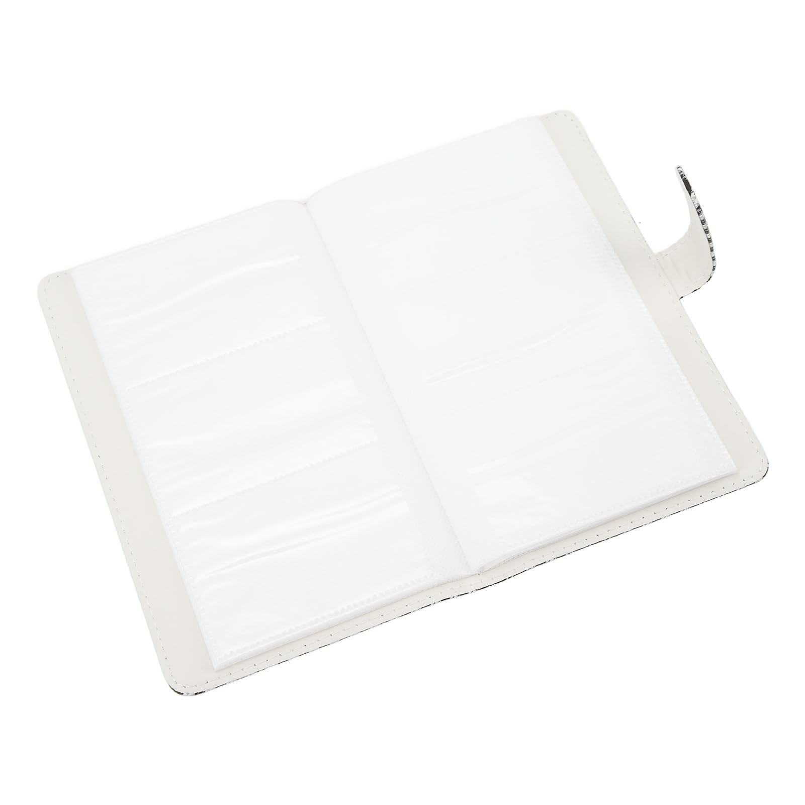 Camera Picture Book, 96 Capacity PU Leather Mini Photo Album for Business Cards