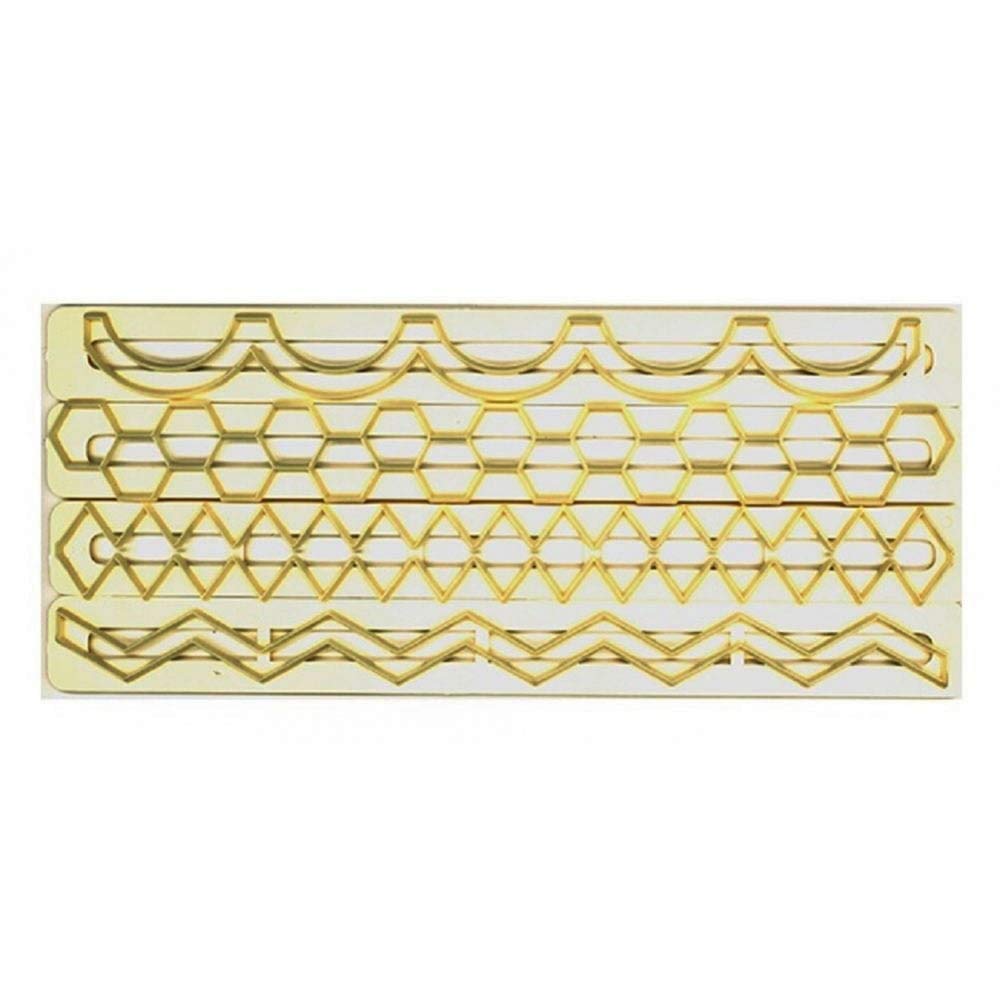 FMM Sugarcraft Geometric Edging Frill Set