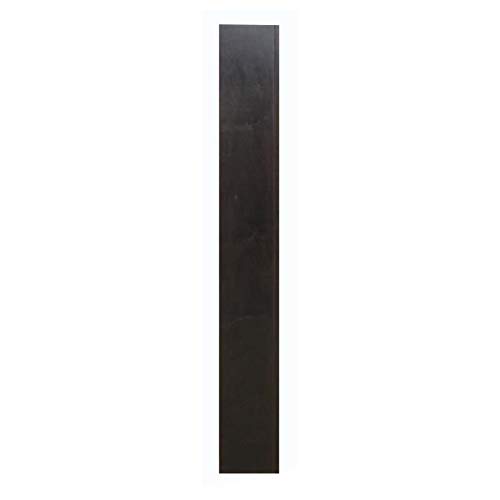 Traditional 84" Tall 12-Shelf Double Wide Wood Bookcase in Espresso