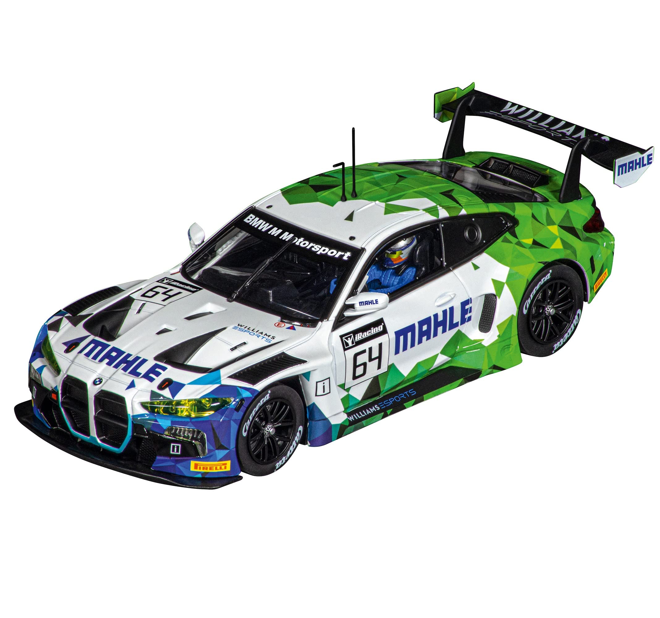 Carrera Digital Electric Slot Car Racing Track Set Includes Two Cars & Two Dual-Speed, D124 Start Your Engines