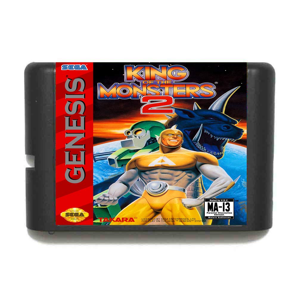 ROMGame King Of The Monsters 2 16 Bit Md Game Card For Sega Mega Drive For Genesis