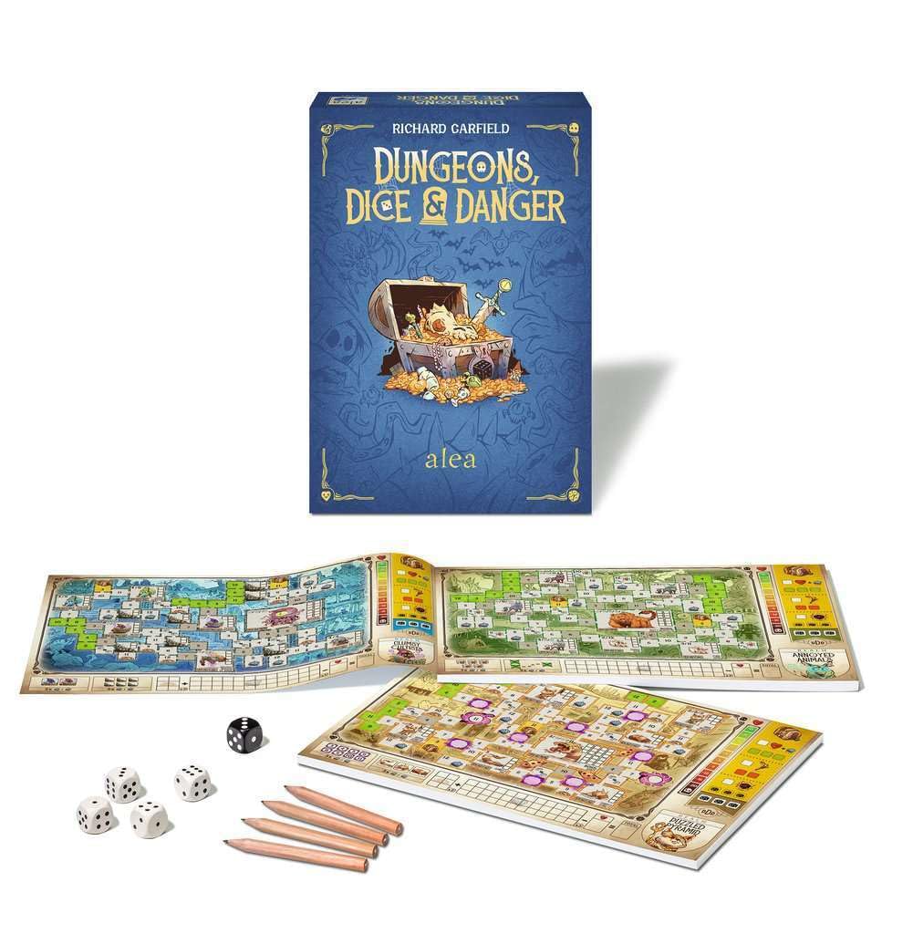 Ravensburger Dungeons, Dice & Danger - Engaging Strategy Game for Teens & Adults | Solo or Group Play | Adventure-Filled Gameplay for Puzzle and Game Enthusiasts