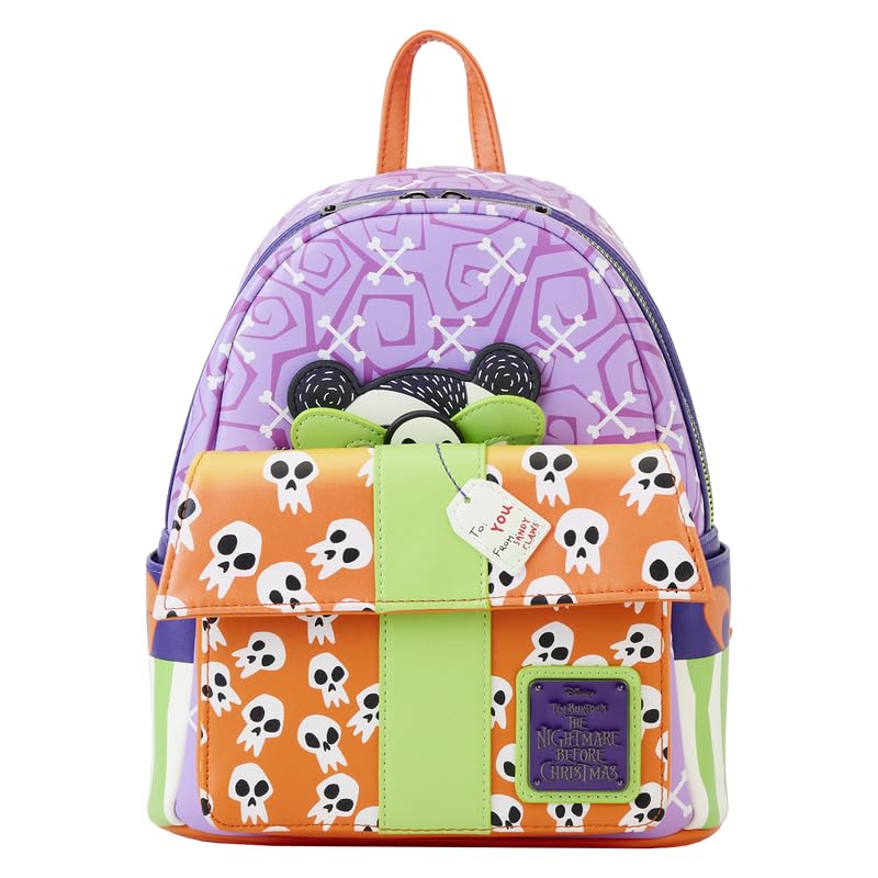 Loungefly Nightmare Before Christmas Scary Teddy Present Double Strap Shoulder Bag