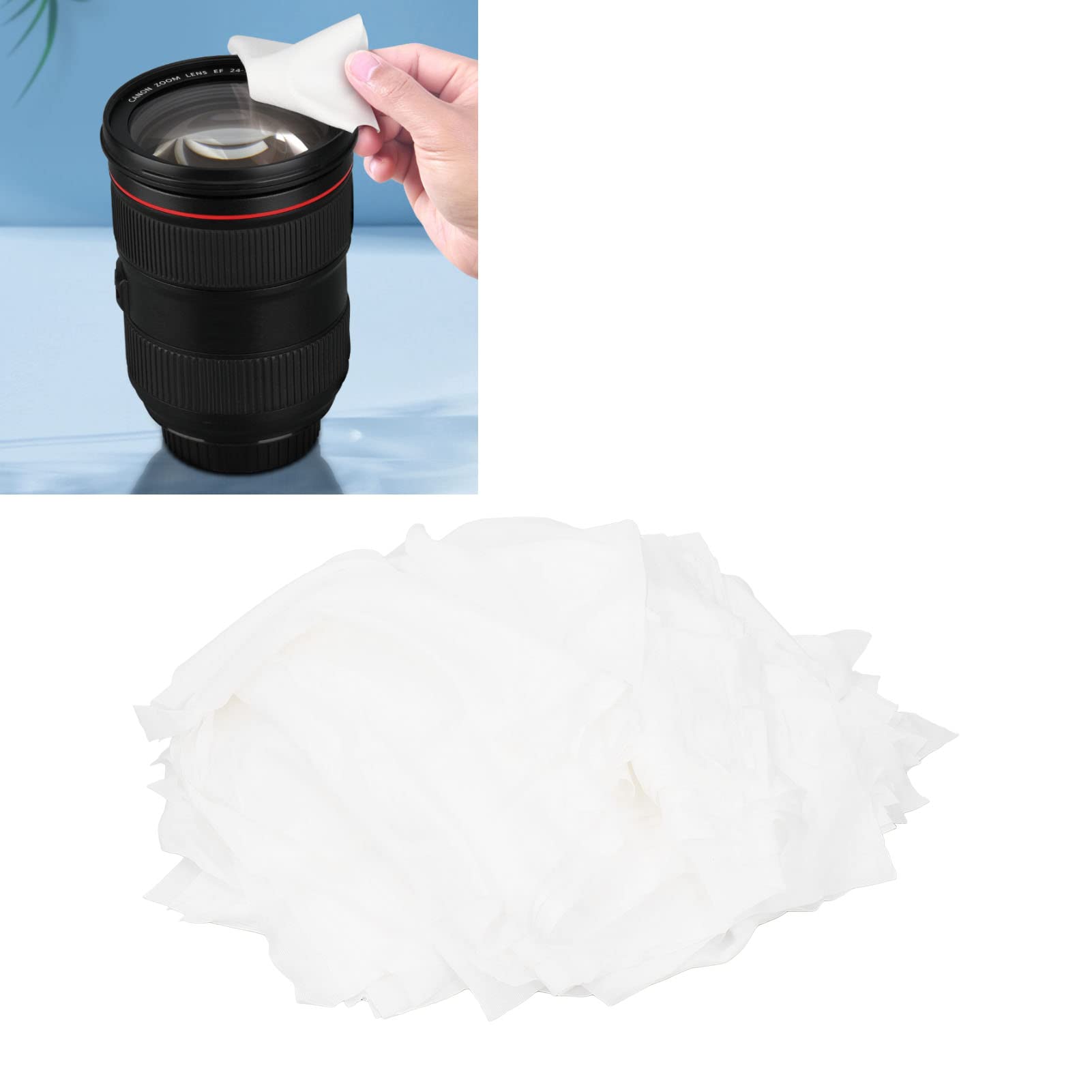 Dust Wiping Cloths, Lightweight Good Water Adsorption Polyester Fiber 100Pcs 1 Pack Skin Friendly Laboratory Wipers for Parts