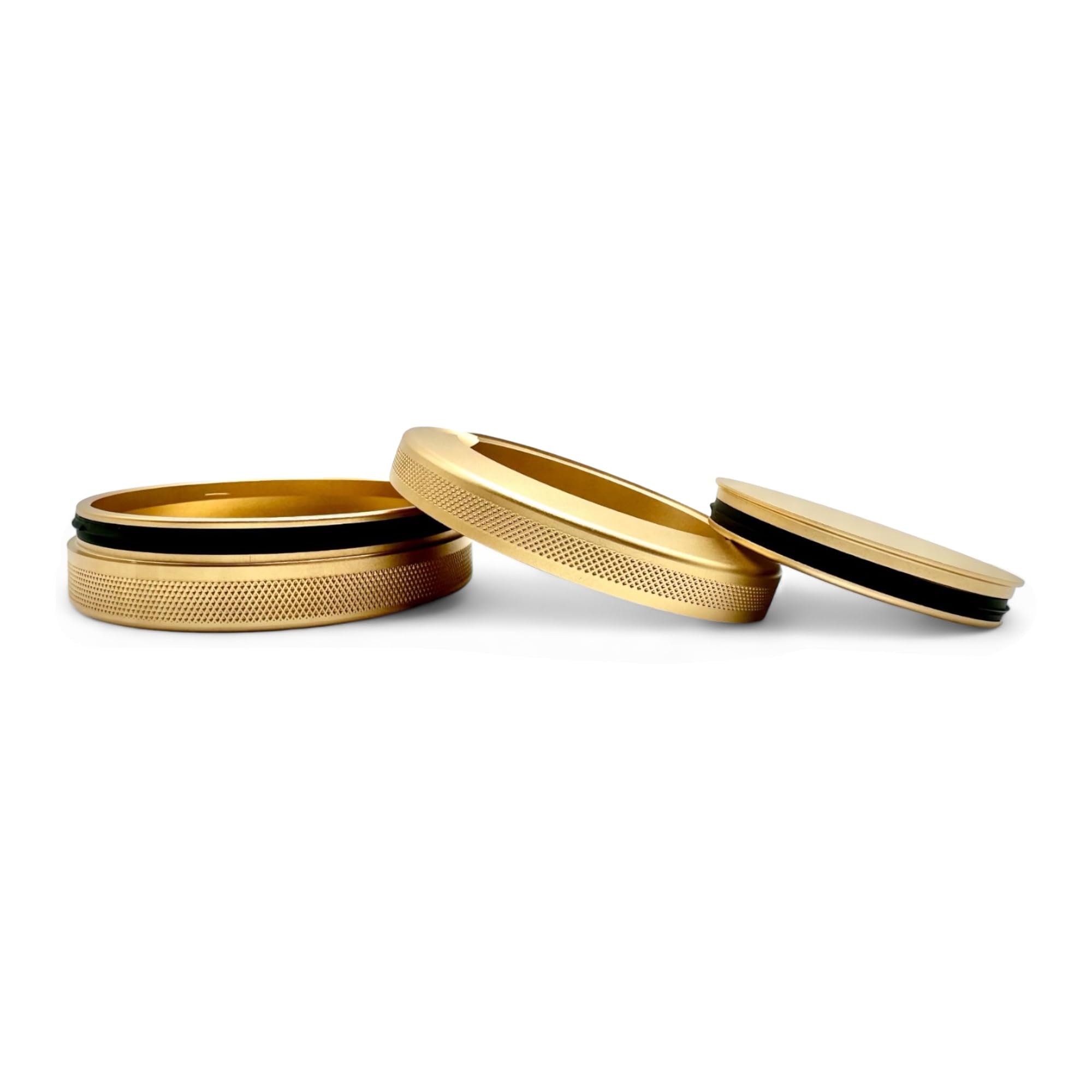 Edition 008: Buzzers | Snus Can | Snus Container | Zyn Metal Can | Metal Zyn Container | Zyn Holder | Metal Snus Container | Smell Proof Container | Aluminum Zyn Container (Champagne Gold)