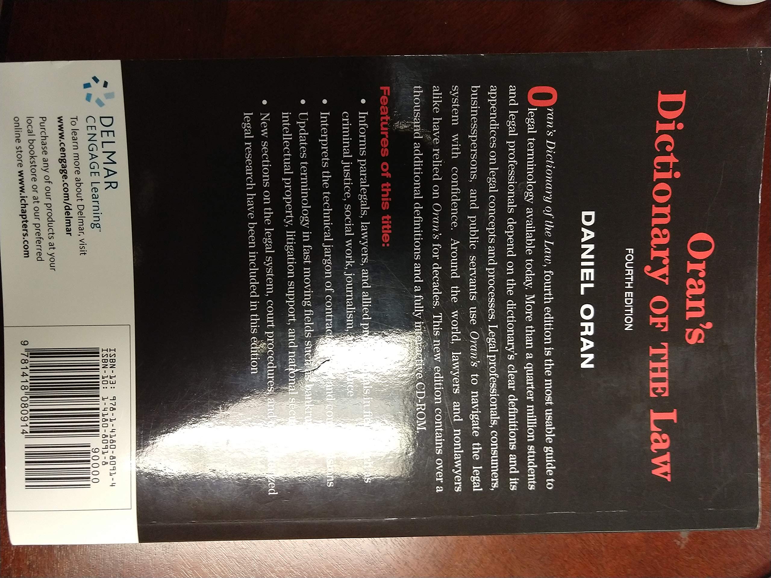 Oran's Dictionary of the Law