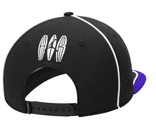 Jordan Nike Air Pro Flight Remix Snapback Cap Hat Adult Unisex Black