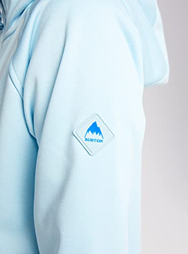 Burton Women's Standard Minxy Full-Zip Fleece, Crystal Blue Heather, Small