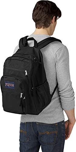 JanSport unisex-adult Big Student (Black logo Blue, One Size)
