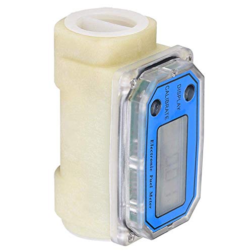 Cusstally Mini Digital Turbine Meter Meter Turbine Flowmeter for Chemicals Water Sea Liquid Flowmeter