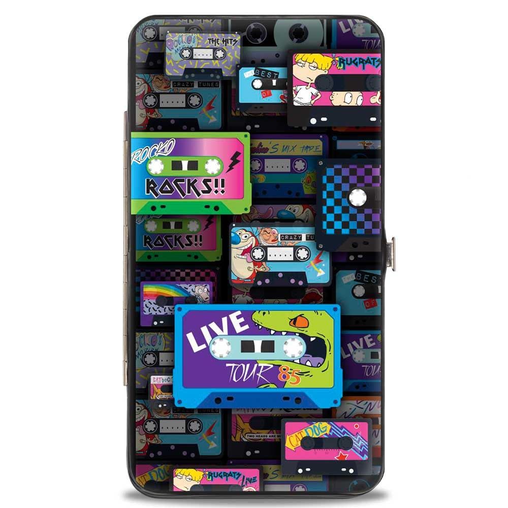 Nick Rewind womens Buckle-down Hinge - Nick 90's Rewind Wallet, Multicolor, 7 x 4 US